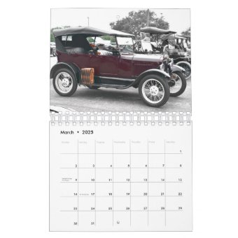 Vintage Car Calendar | Zazzle