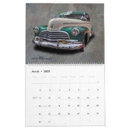 VINTAGE CAR CALENDAR | Zazzle