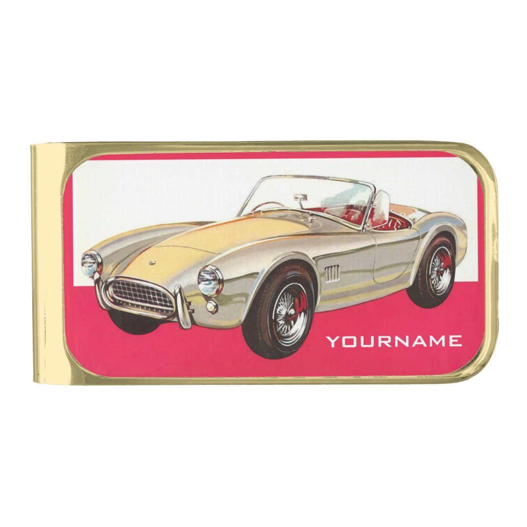 Vintage car custom money clip | Zazzle