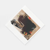 Vintage Car Grunge Paper Napkins | Zazzle