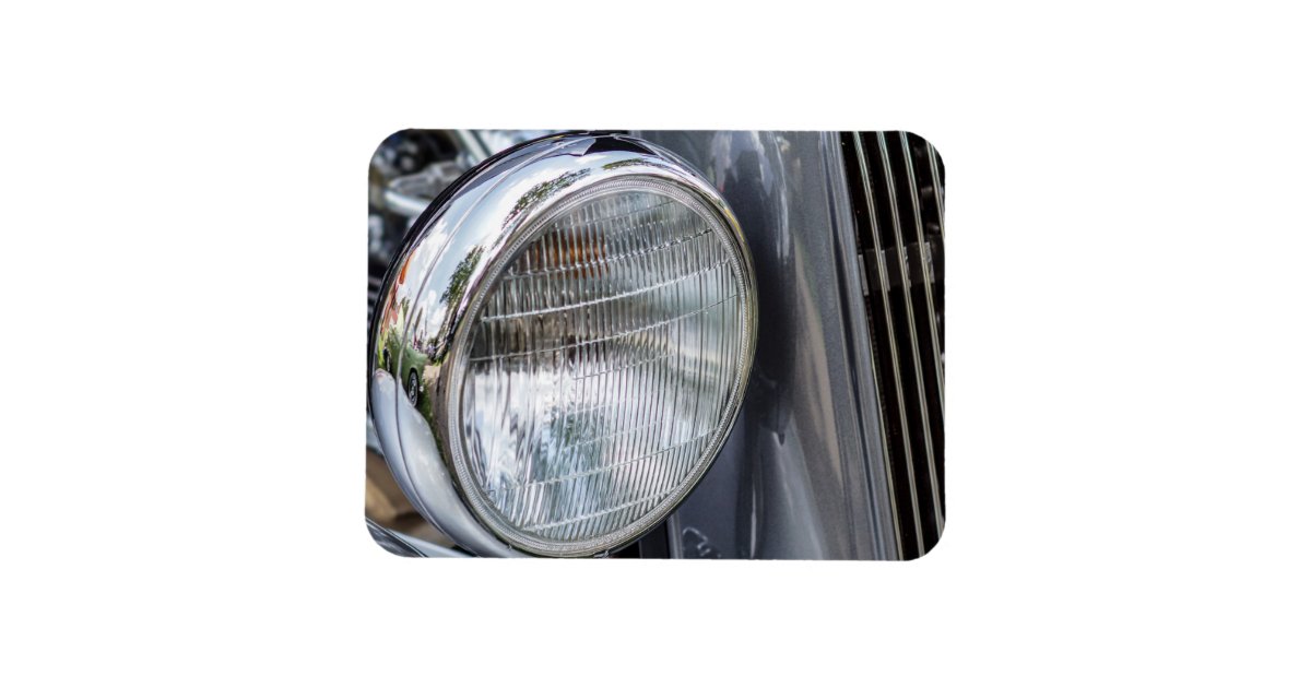 Vintage Car Headlight Magnet | Zazzle