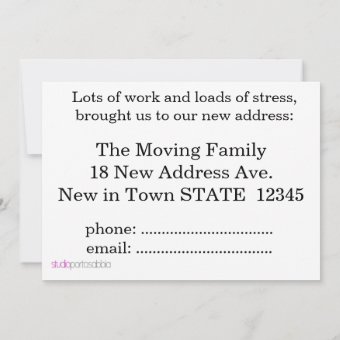 Vintage car New address card | Zazzle
