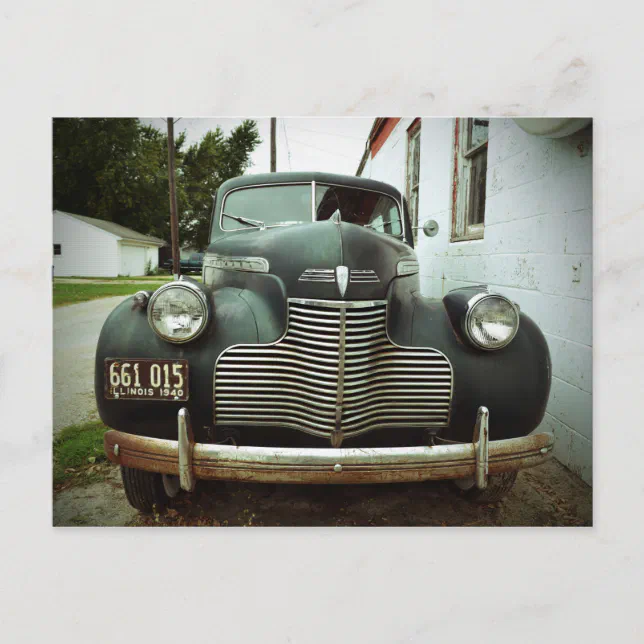 Vintage Car on Route 66 Postcard | Zazzle