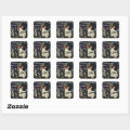 Vintage Car Repair Service Business Auto Mechanic Square Sticker | Zazzle