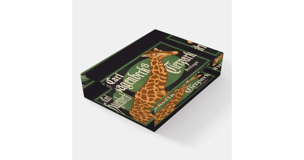 Vintage Carl Hagenbeck's Tierpark Circus Poster Paperweight | Zazzle