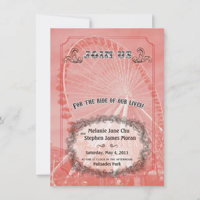 Vintage Carnival Invitation | Zazzle