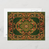 Vintage Carpet Pattern: Axminster 3432 Postcard | Zazzle