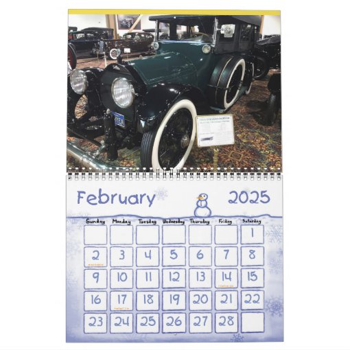 Vintage cars 2021 calendar | Zazzle