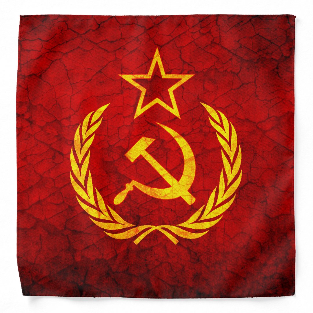 Vintage CCCP flag Bandana | Zazzle