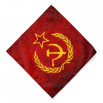 Vintage CCCP flag Bandana | Zazzle