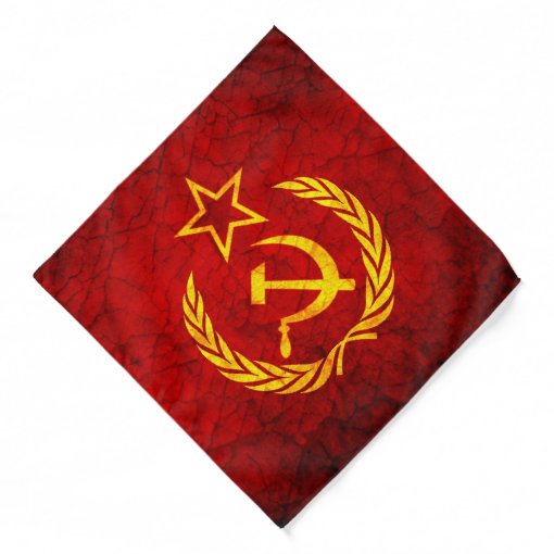 Vintage CCCP flag Bandana | Zazzle