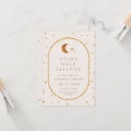 Vintage Celestial Moon Stars Save The Date Invitation | Zazzle