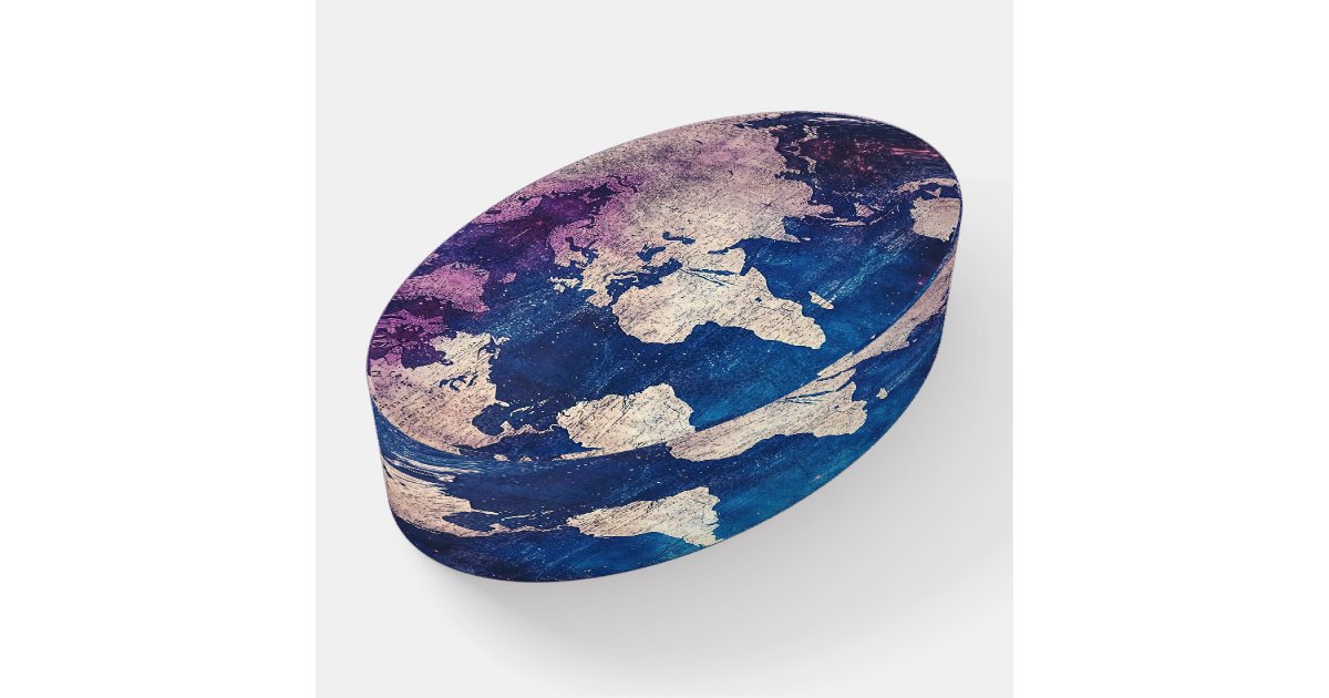 Vintage Celestial World Map (4) Paperweight | Zazzle