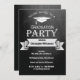Vintage Chalkboard Grad Cap Graduation Party Invitation | Zazzle