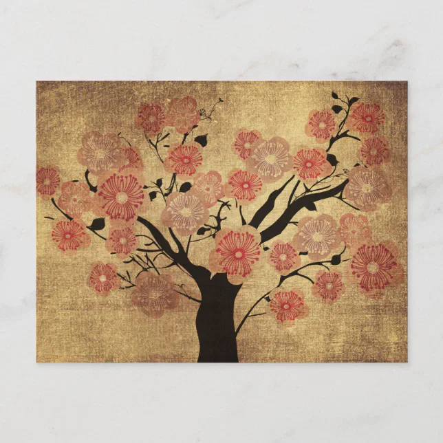 Vintage cherry tree Postcard | Zazzle