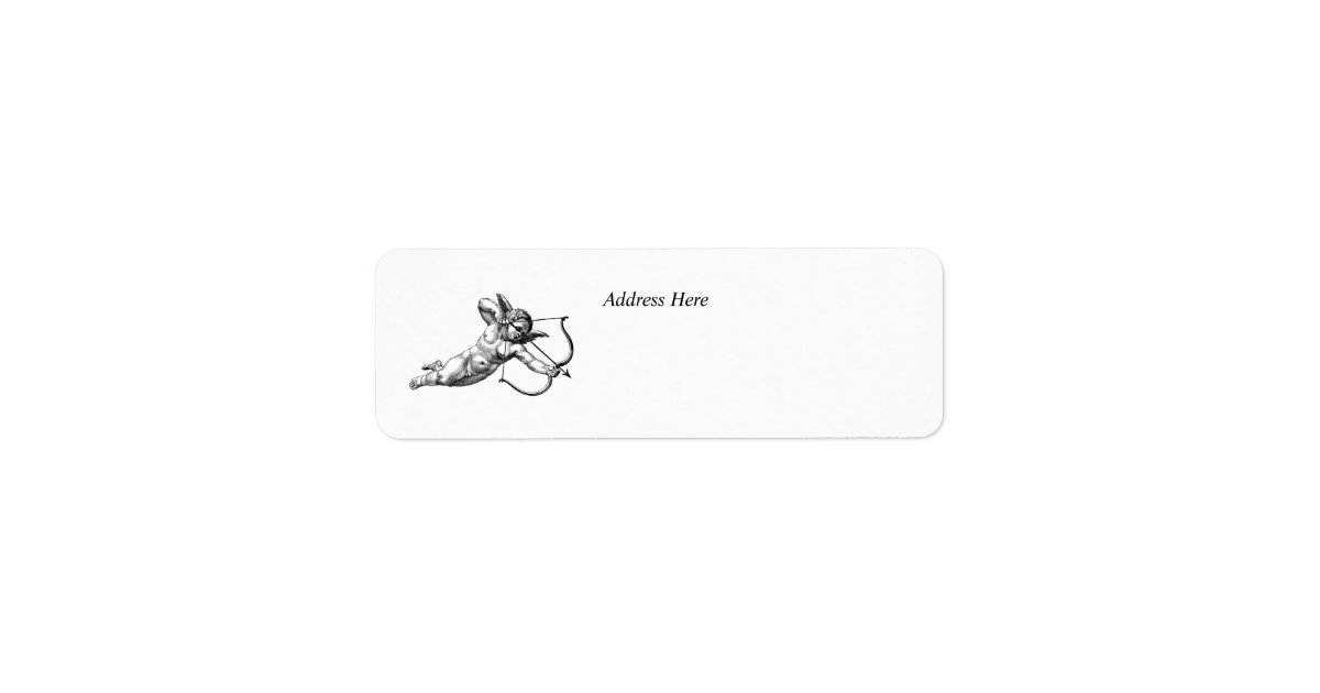 Vintage Cherub Cupid Love Return Address Labels | Zazzle
