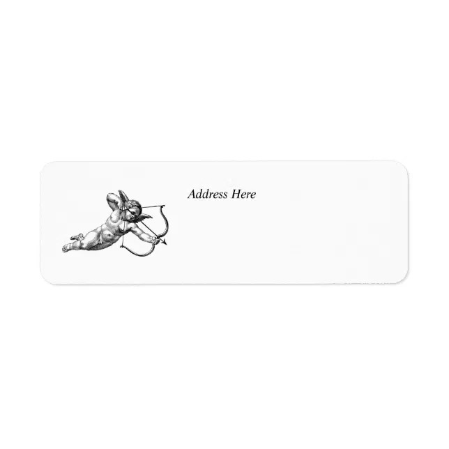 Vintage Cherub Cupid Love Return Address Labels | Zazzle