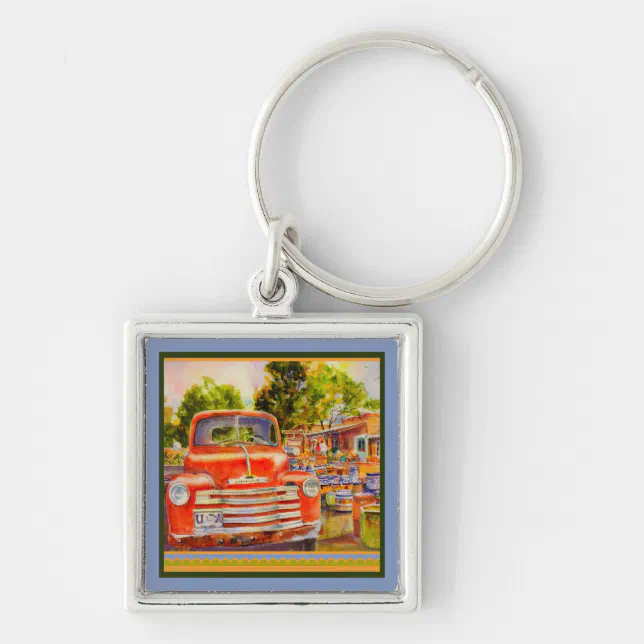 Vintage Chevy Keychain | Zazzle