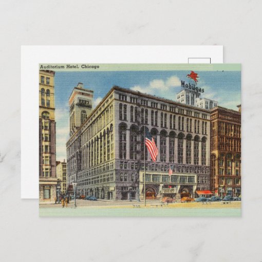 Vintage Chicago City Streets Postcard | Zazzle
