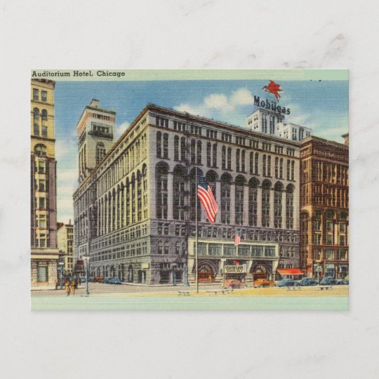 Vintage Chicago City Streets Postcard | Zazzle.com