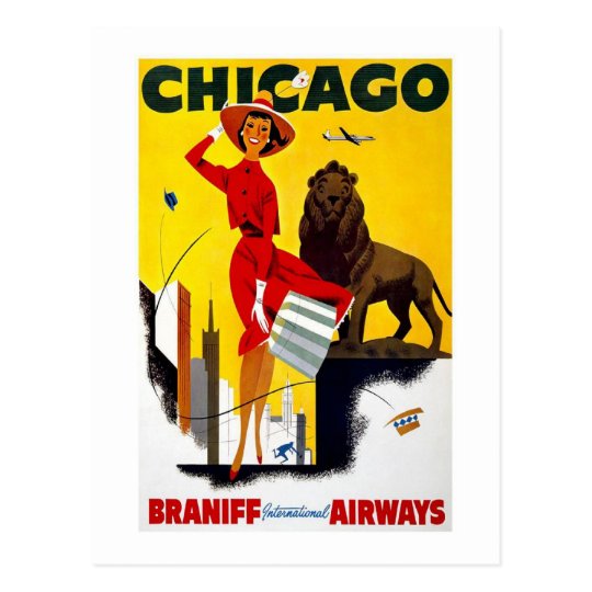 Vintage Chicago Postcard | Zazzle Vintage Chicago Postcard | Zazzle