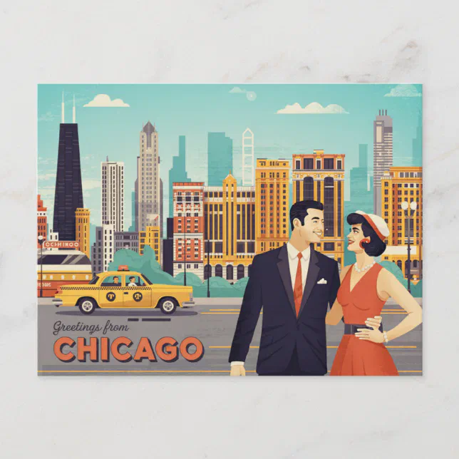 Vintage Chicago Postcard | Zazzle