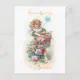 Vintage Child & Forget-Me-Nots Valentine Postcard | Zazzle