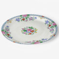 Vintage China Pattern Hand Painted Paper Plate | Zazzle
