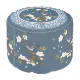 Vintage Chinoiserie Chinese Bird-flower Art Pouf | Zazzle