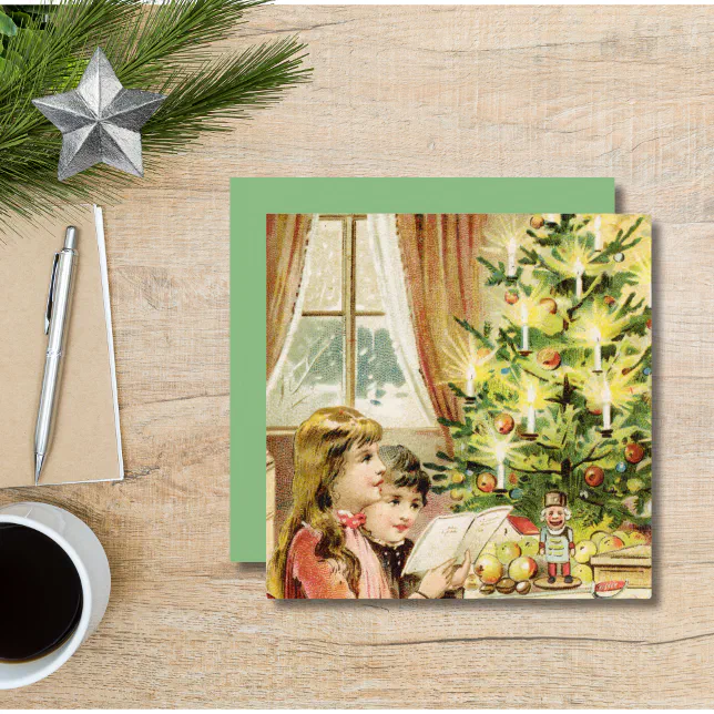 Vintage Christmas 1902 Invitation | Zazzle