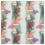 christmas bells fabric | Zazzle