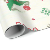 Vintage Christmas Bells Wrapping Paper | Zazzle