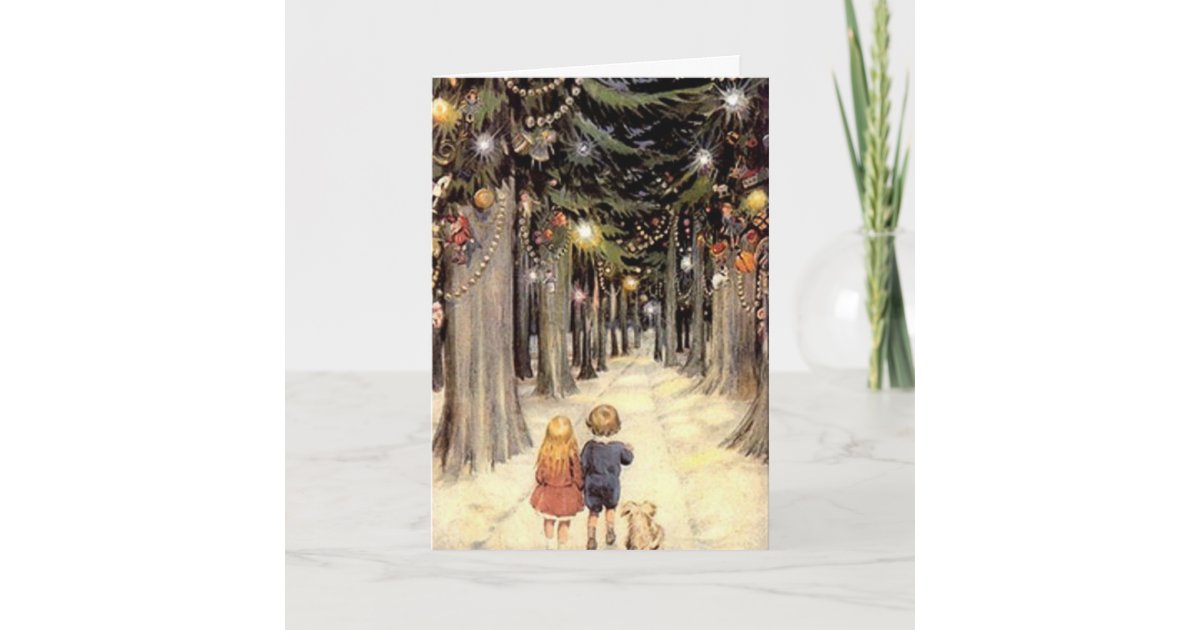 Vintage Christmas Card - generic version | Zazzle
