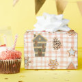 Vintage Christmas Gingham Pattern Wrapping Paper | Zazzle