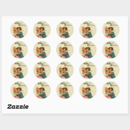 Vintage Christmas Name Tags | Zazzle