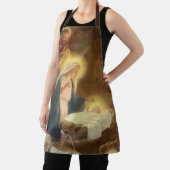 Vintage Christmas Nativity, Mary Joseph Baby Jesus Apron | Zazzle