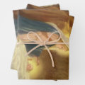 Vintage Christmas Nativity, Mary Joseph Baby Jesus Wrapping Paper ...