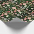 Vintage Christmas Ornament Illustration Pattern Wrapping Paper | Zazzle