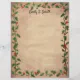 Vintage Christmas Personalized Writing Paper | Zazzle
