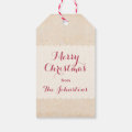 Vintage Christmas Stag Gift Tags | Zazzle