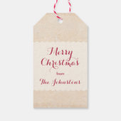 Vintage Christmas Stag Gift Tags | Zazzle