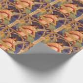 Vintage Christmas, Victorian Angel Reading Bible Wrapping Paper | Zazzle