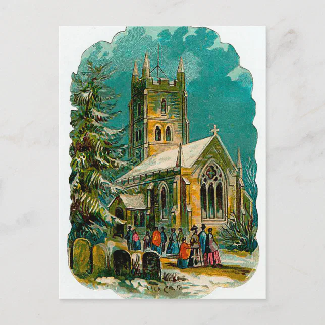 Vintage Church Postcard | Zazzle