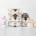 Vintage Cicadas Illustration Wrapping Paper | Zazzle