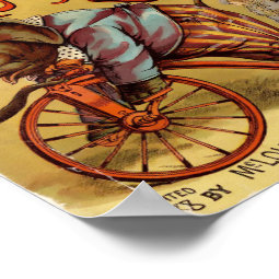 Vintage Circus Ad Poster | Zazzle