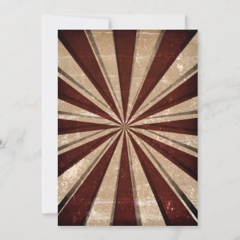 Vintage Circus Carnival Elegant Showtime Wedding Invitation | Zazzle