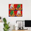 Vintage Circus Clown Poster | Zazzle