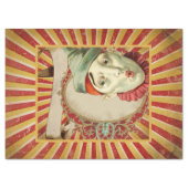 Vintage Circus Clown Tissue Paper | Zazzle