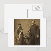 Vintage Circus Freak Bearded Lady Postcard | Zazzle