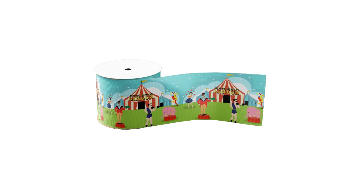 Vintage Circus Ribbon | Zazzle